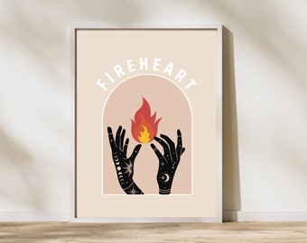Fireheart Poster - Etsy