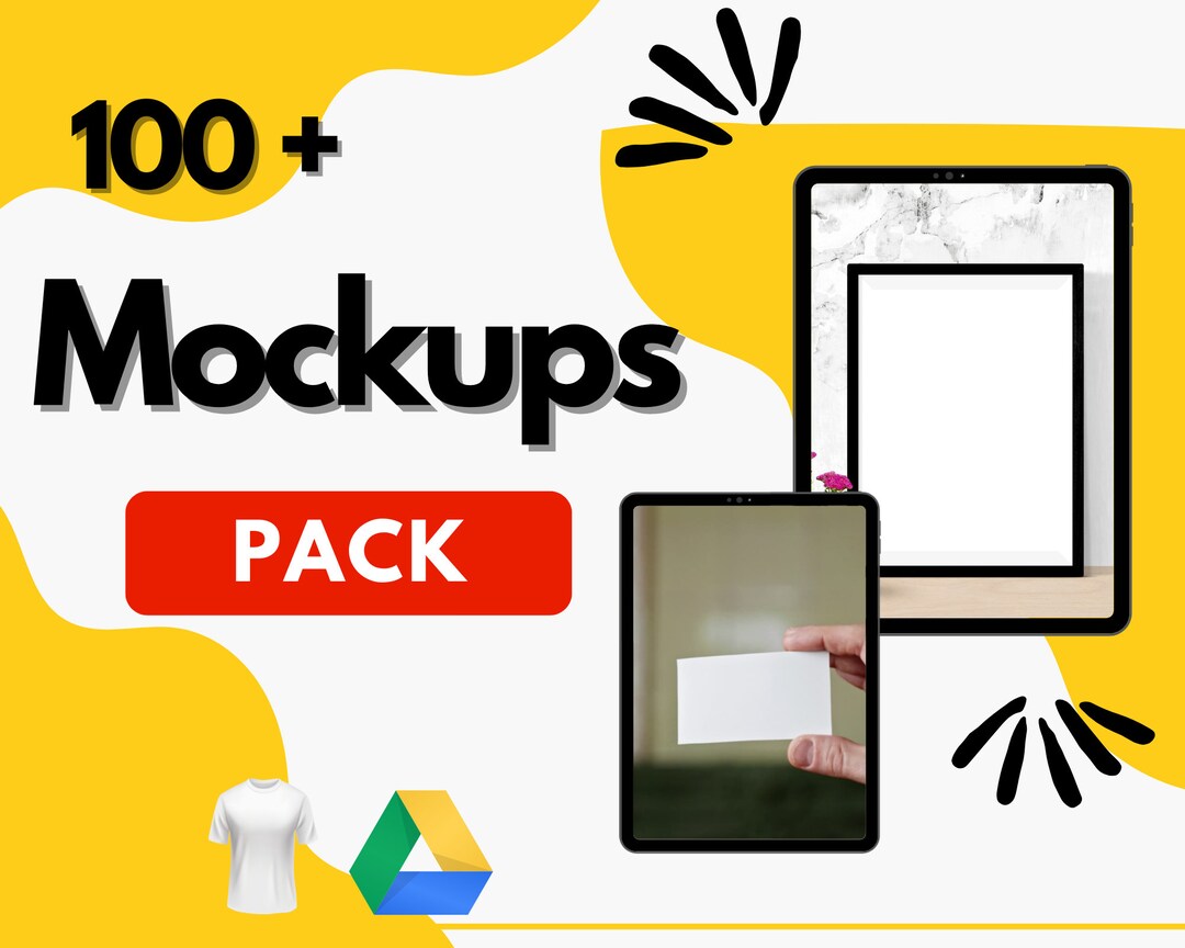 Mockup Bundle, 100+ Existing Mockups and All Future Additions - Etsy