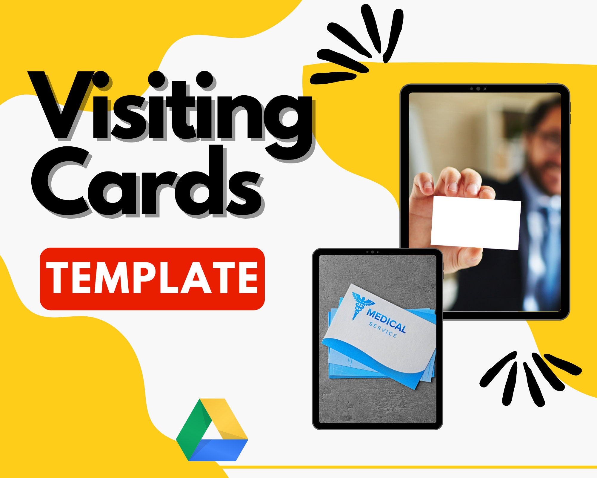 Visiting Cards Template Bundle | Template Bundle - Etsy