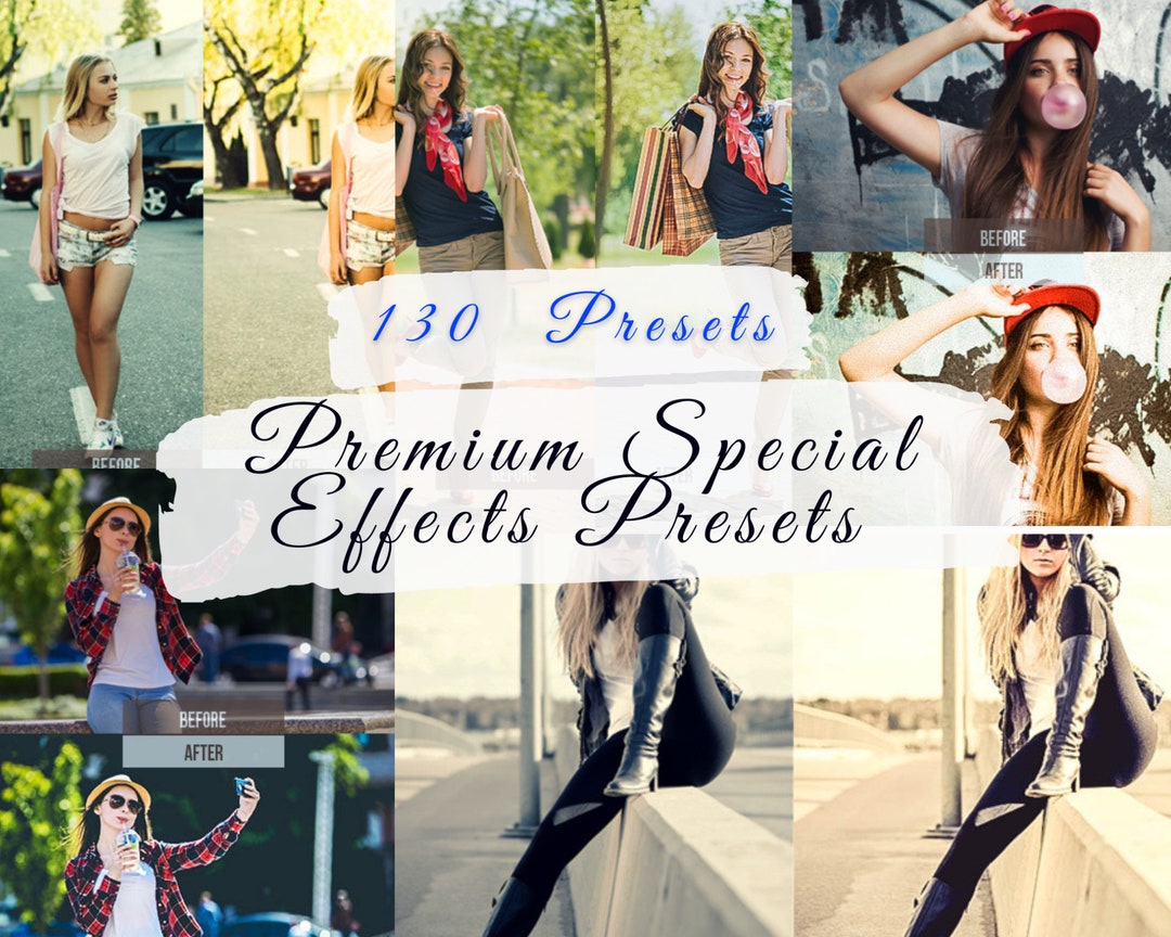 130 Special Effects LIGHTROOM PRESET Desktop, Professional Preset for ...