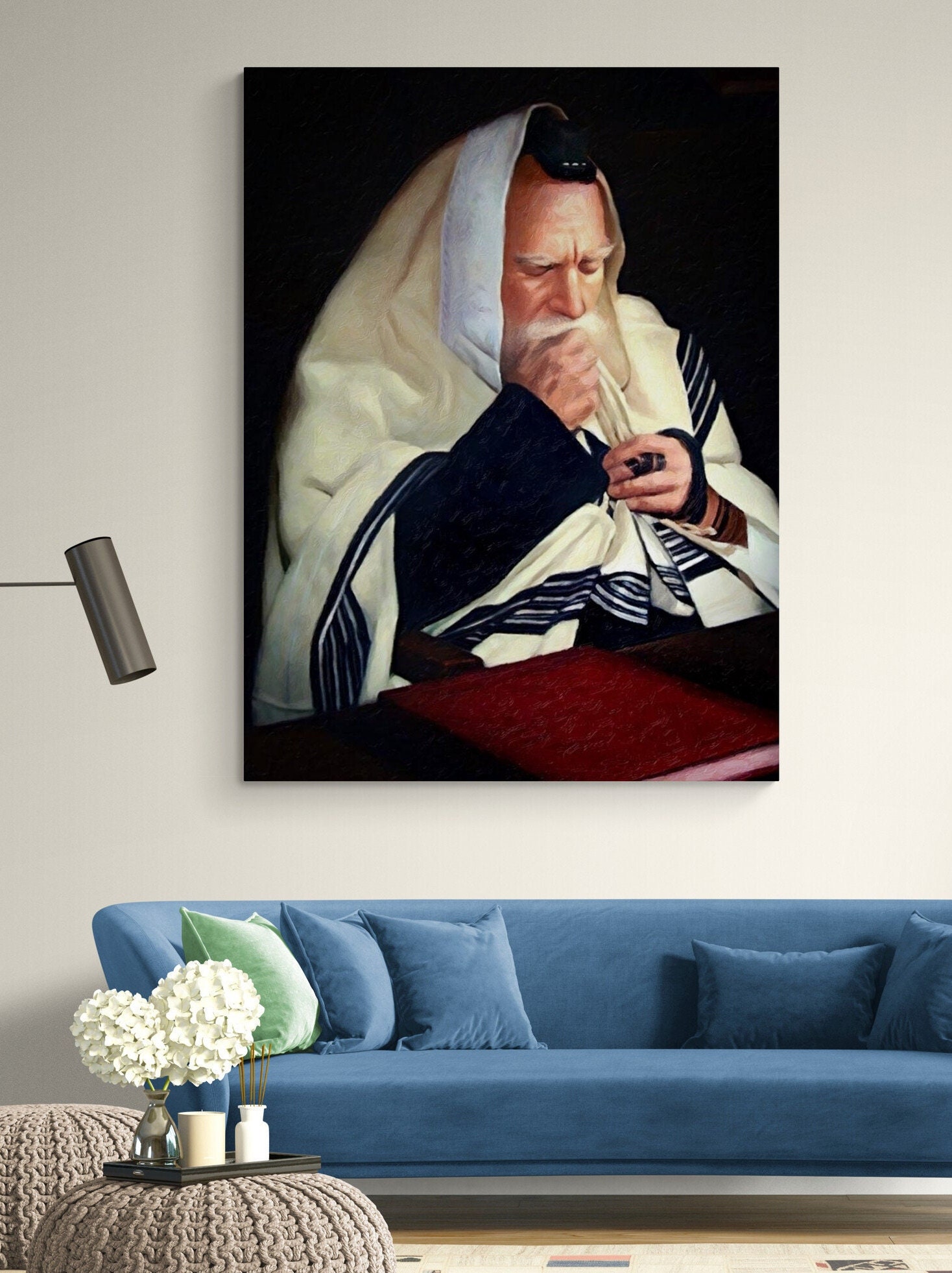 Exquisite Gedolim Portrait of Reb Moshe Feinstein With Realistic ...