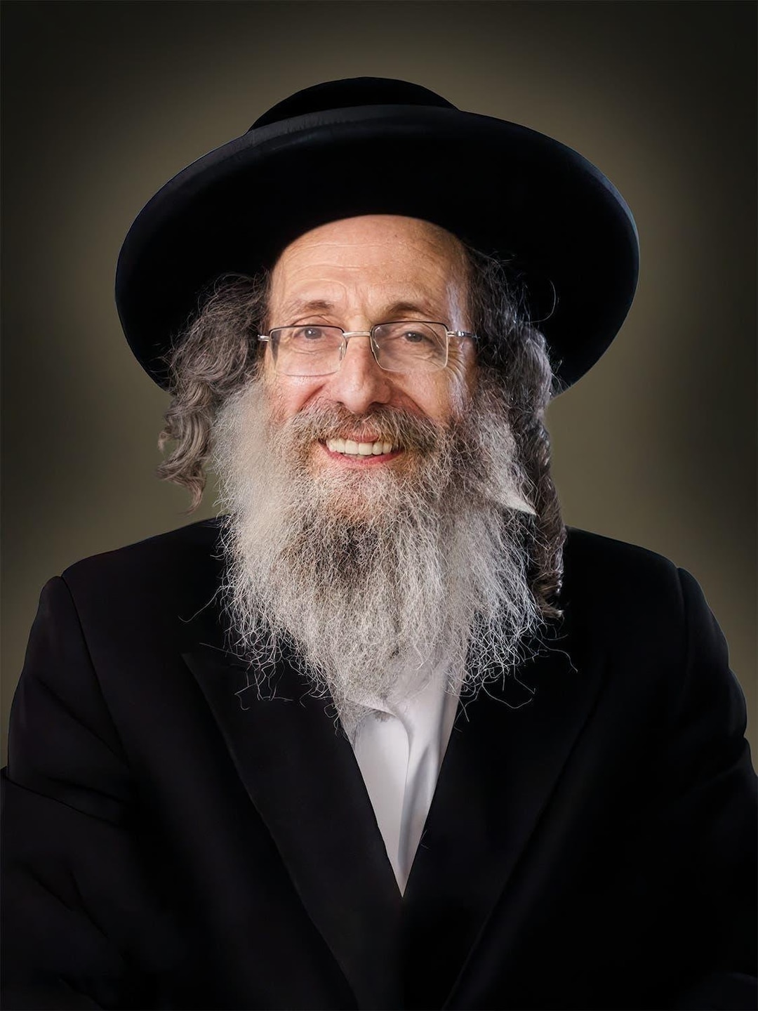 Elegant Portrait of Rav Elimelech Biderman With Realistic Painting ...