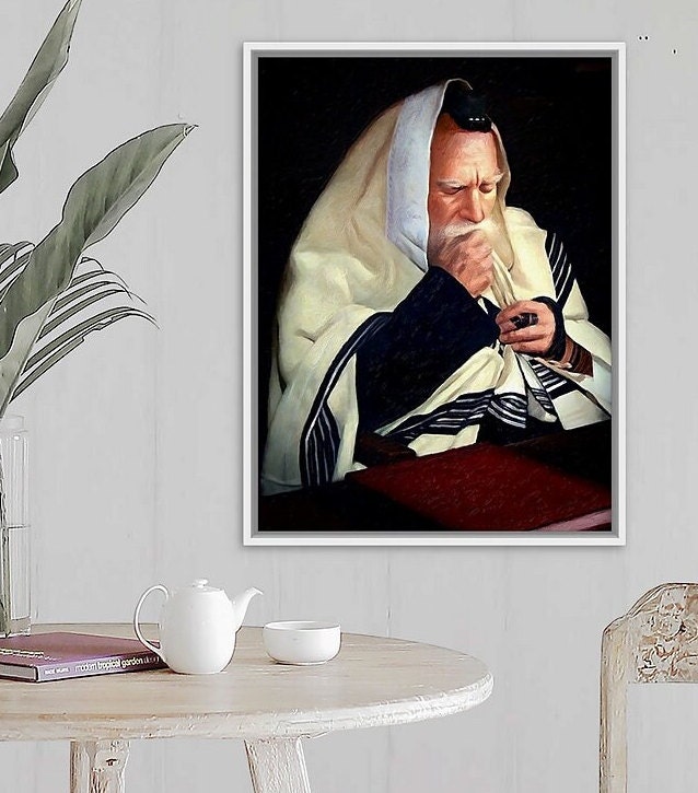 Exquisite Gedolim Portrait of Reb Moshe Feinstein With Realistic ...
