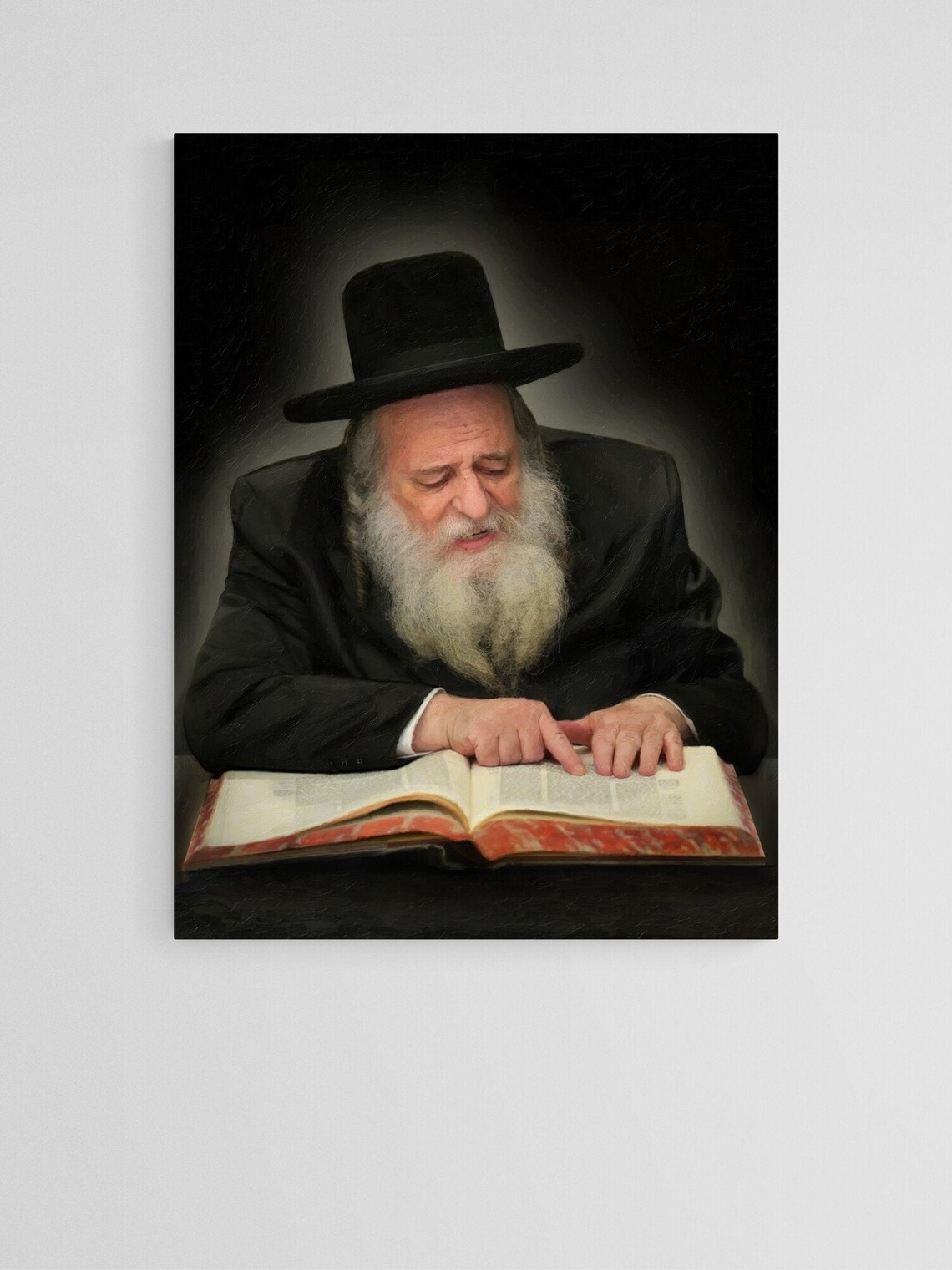Rav Shaul Alter Portrait Canvas Print - Oil Painting Replica Printed on ...