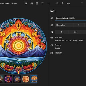 68 Mandala Midjourney Prompt Images for Application on Print on Demand ...