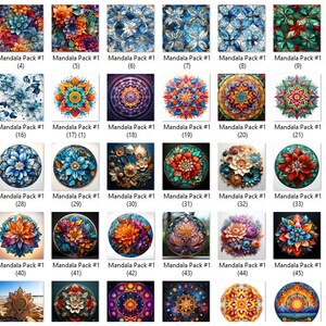 68 Mandala Midjourney Prompt Images for Application on Print on Demand ...