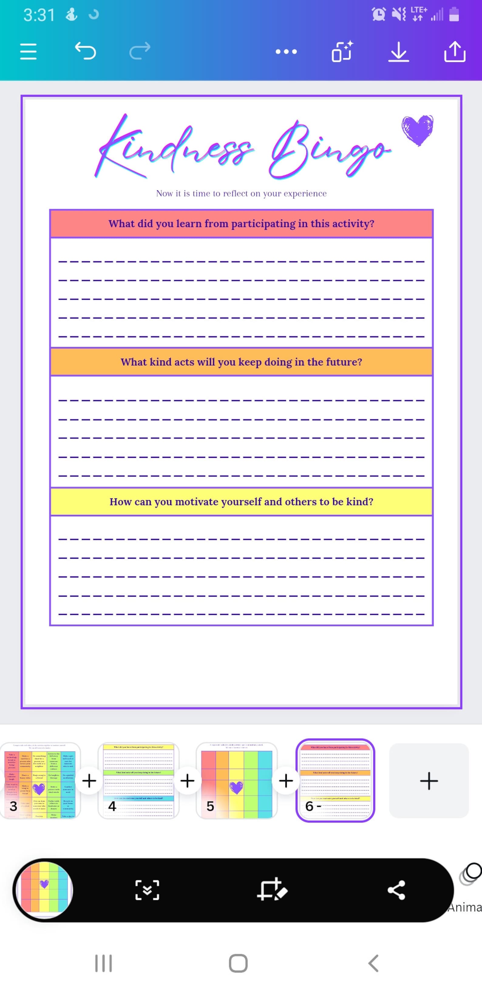 Kindness Bingo Activity Pack Learning Tool for Students, Teachers or ...