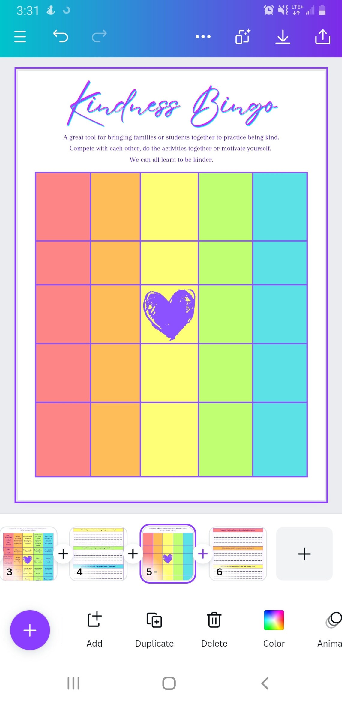 Kindness Bingo Activity Pack Learning Tool for Students, Teachers or ...