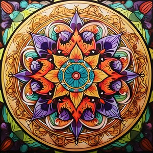 68 Mandala Midjourney Prompt Images for Application on Print on Demand ...