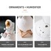 LED Moon Night Light and Humidifier Fog Machine Home Decor LED Lamp ...