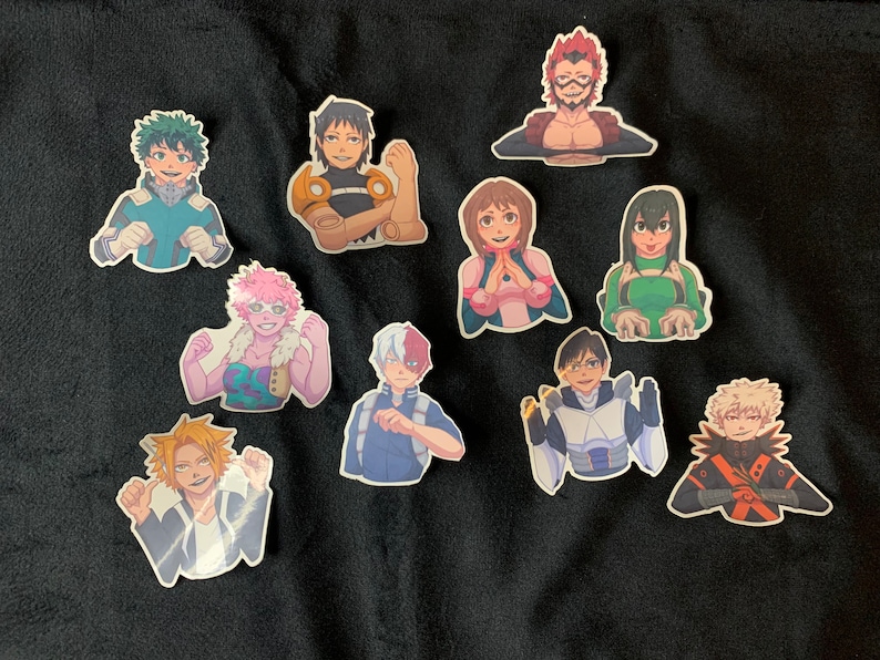 MHA Stickers (not Waterproof) - Etsy