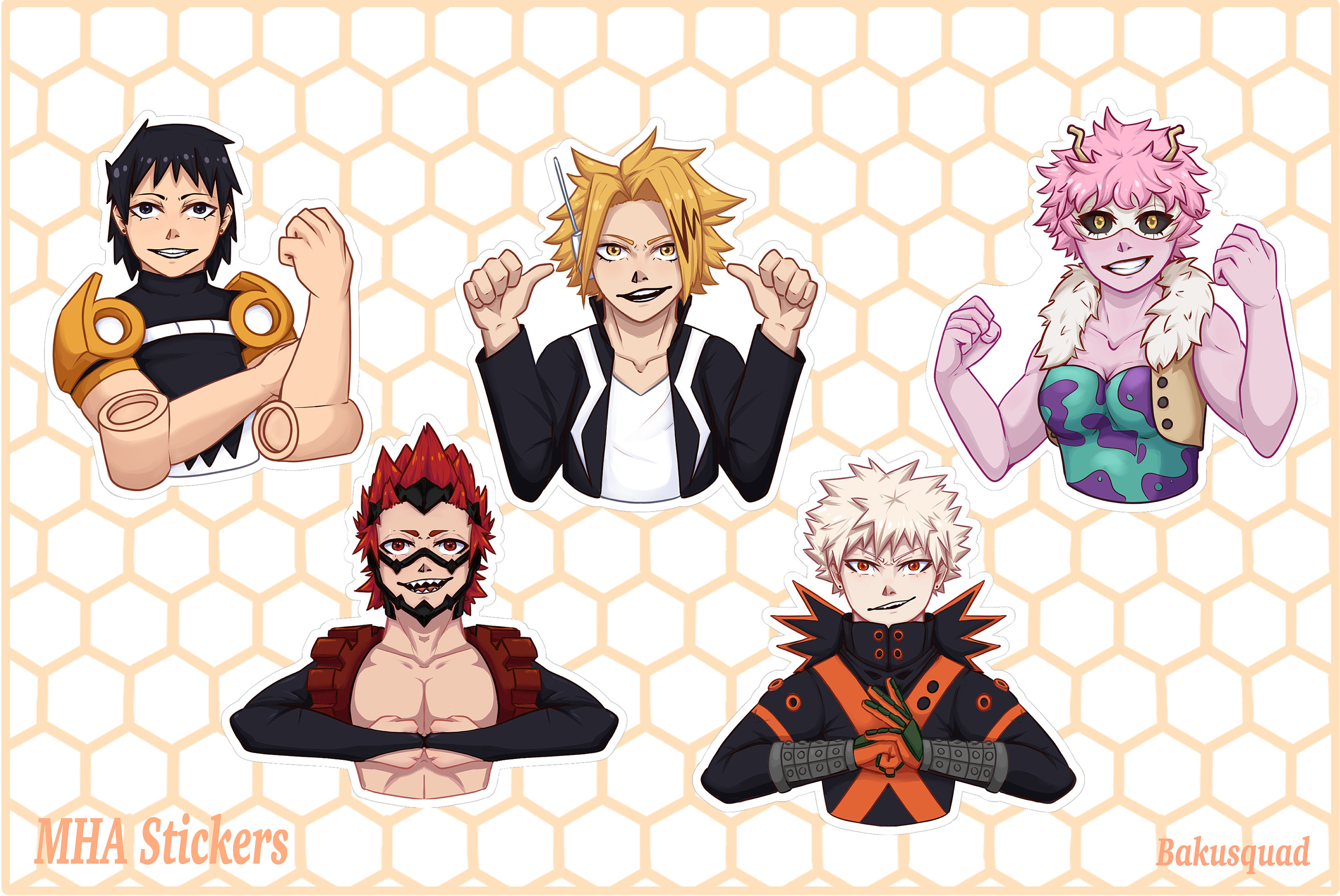 MHA Stickers (not Waterproof) - Etsy