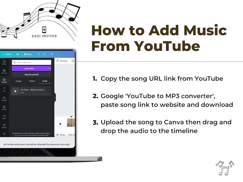 Deployment Send off Going Away Party Video Invitation Template I ...