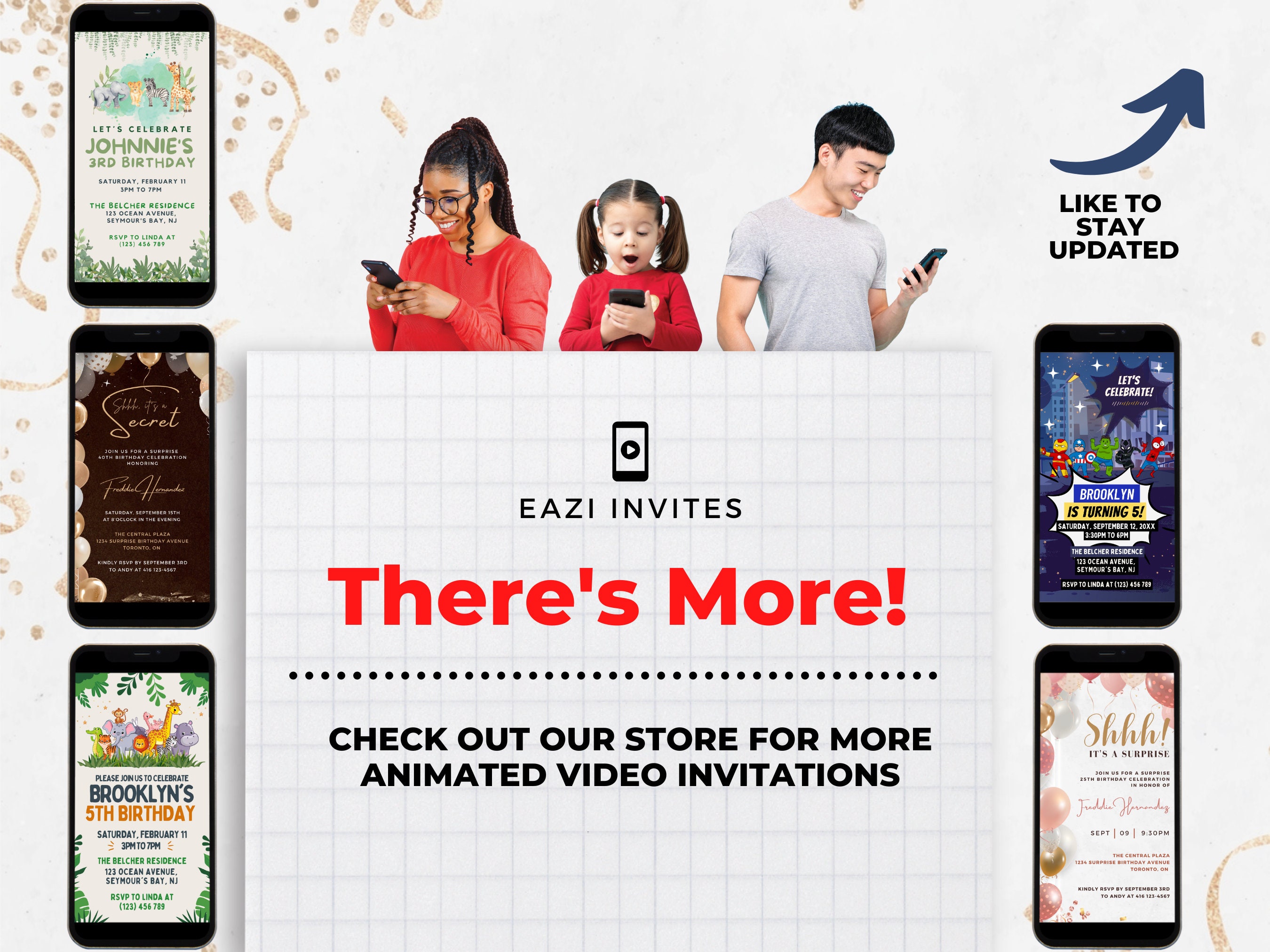 Safari Jungle Invitation Template I Any Occassion Birthday Retirement ...