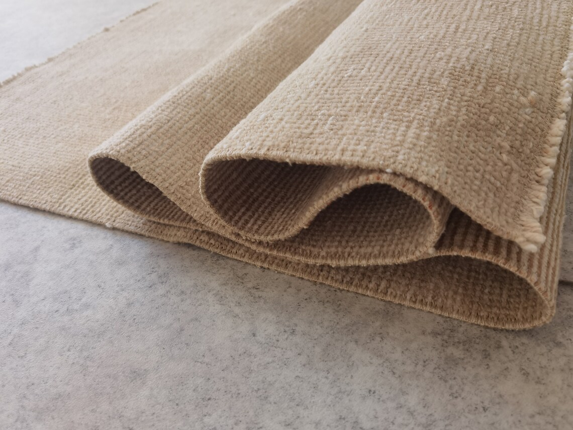 Timeless Splendor: Vintage 1970s Turkish Wool Rug With Faded Geometric ...