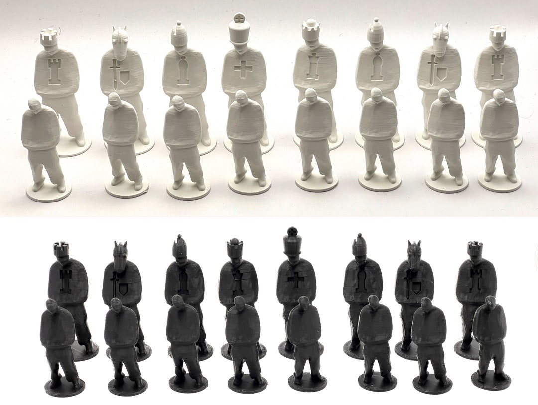 Gangsta Style Chess Set, 3D Printed - Etsy UK