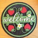 Strawberry Welcome Sign DIY Craft Kit or Blank - Etsy