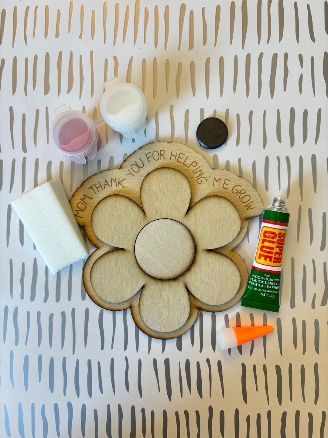Mother's Day Flower Magnet Craft Kit - Etsy