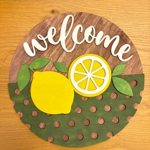 Lemon Welcome Sign DIY Craft Kit or Blank - Etsy