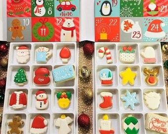 Christmas Countdown Cookie Calendar - Etsy