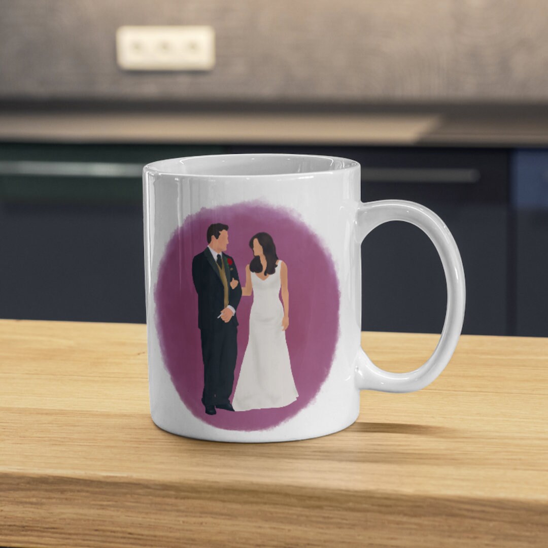 Monica & Chandler I Friends TV Show Friends Coffee Mug Friends Fan Gift ...