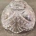 Pressed Glass Crystal Footed Pedestal Compote Dish / Byrdes Collection ...