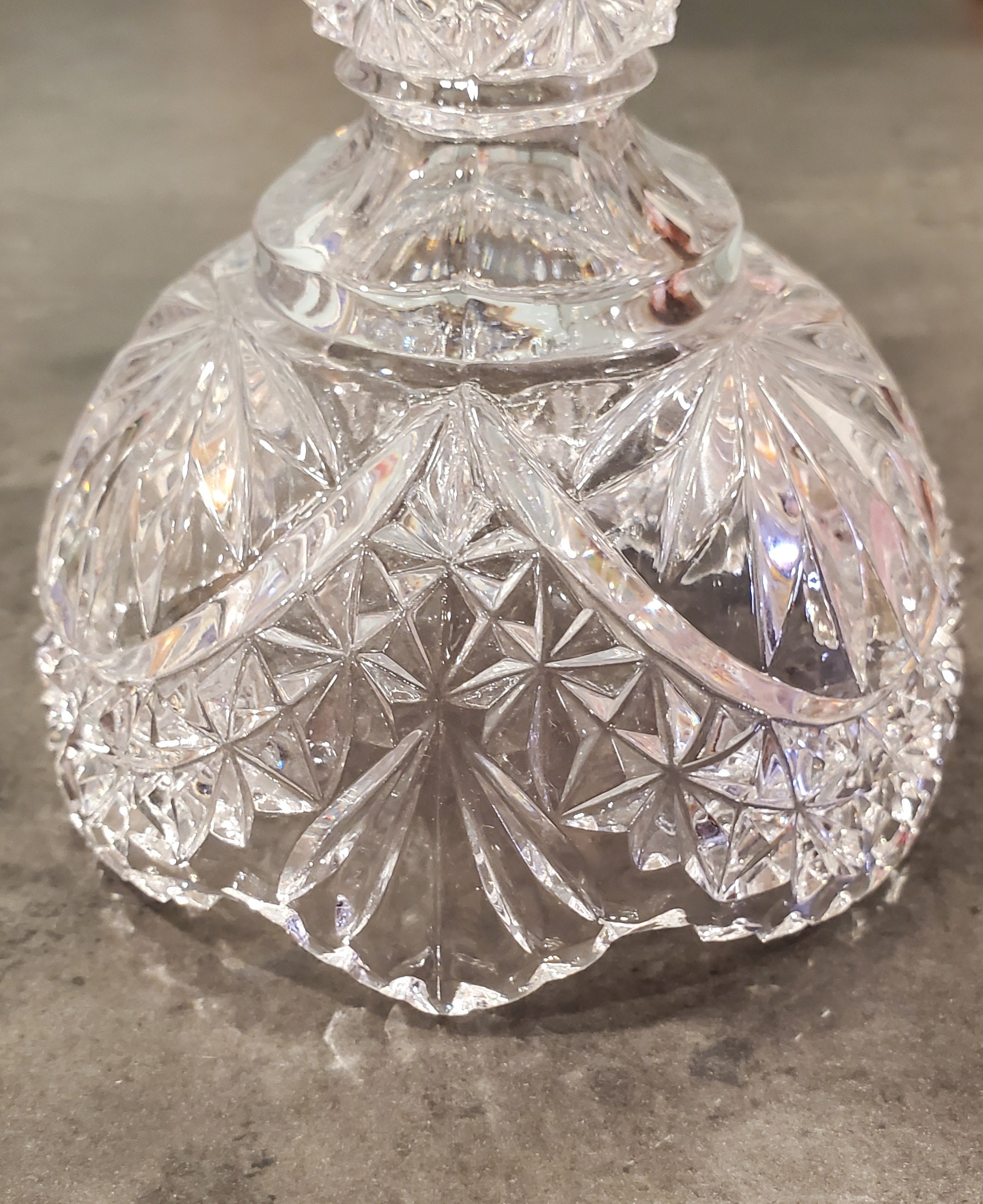Pressed Glass Crystal Footed Pedestal Compote Dish / Byrdes Collection ...