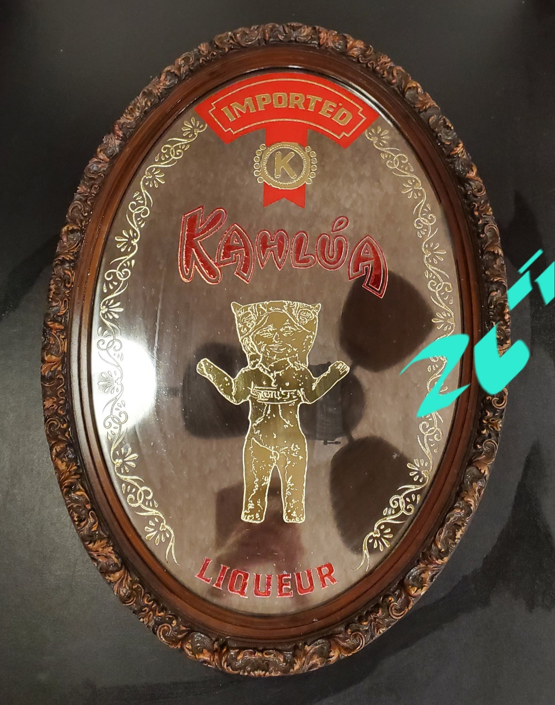 Vintage Kahlua Bar Mirror - Etsy