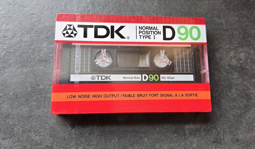 TDK D90 Type I Cassette Tape NOS Sealed C.1985 - Etsy
