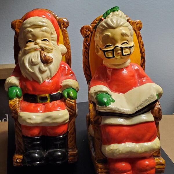Santa Claus in a Rocking Chair - Etsy