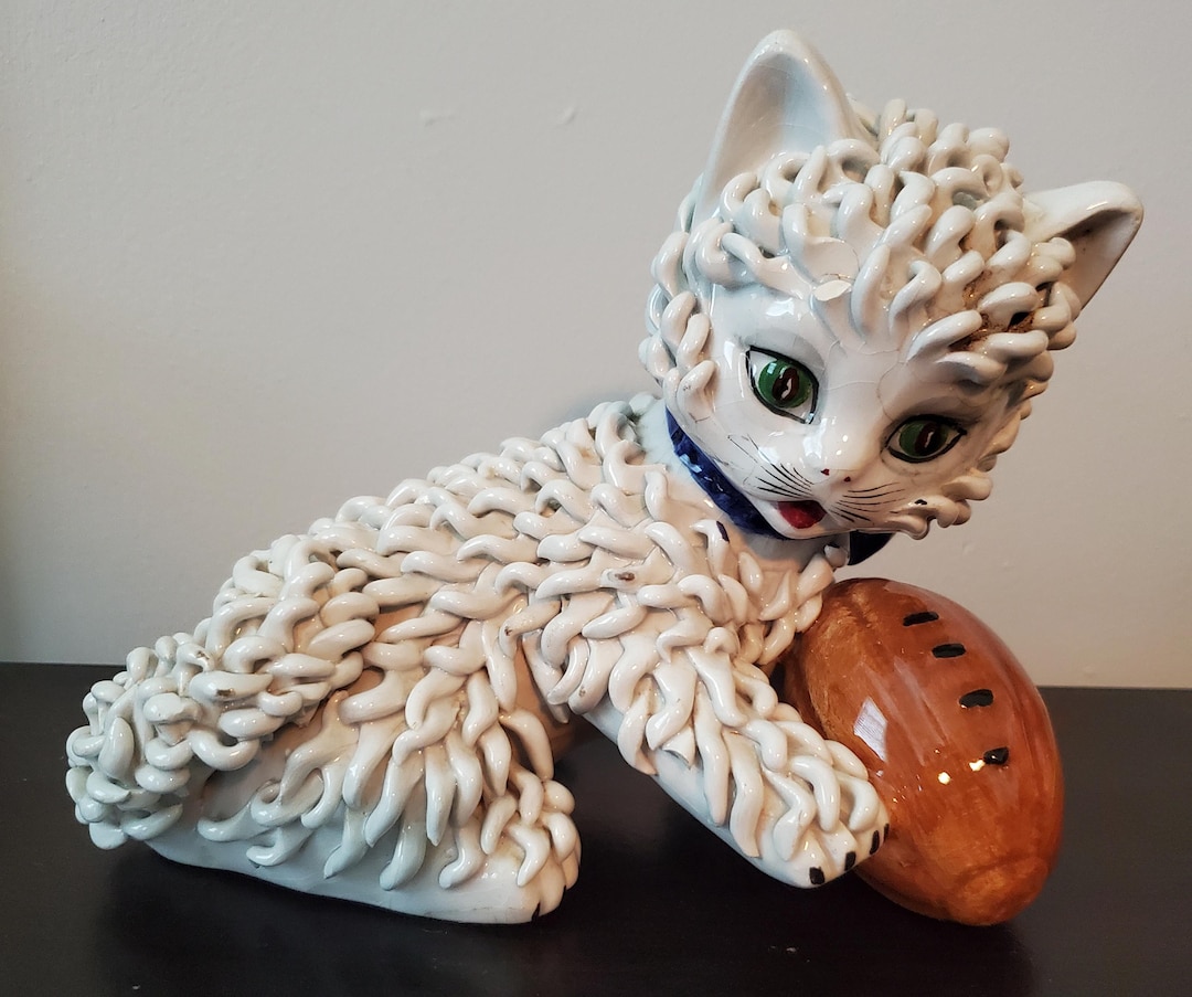 Italian Spaghetti Cat With Football Vintage 1940s Hard to Find ...