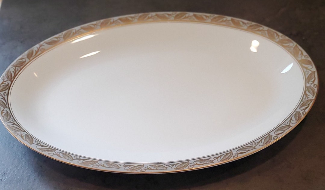 Noritake Greta Porcelain 16" Platter Fine China Greta 5272 Midcentury ...