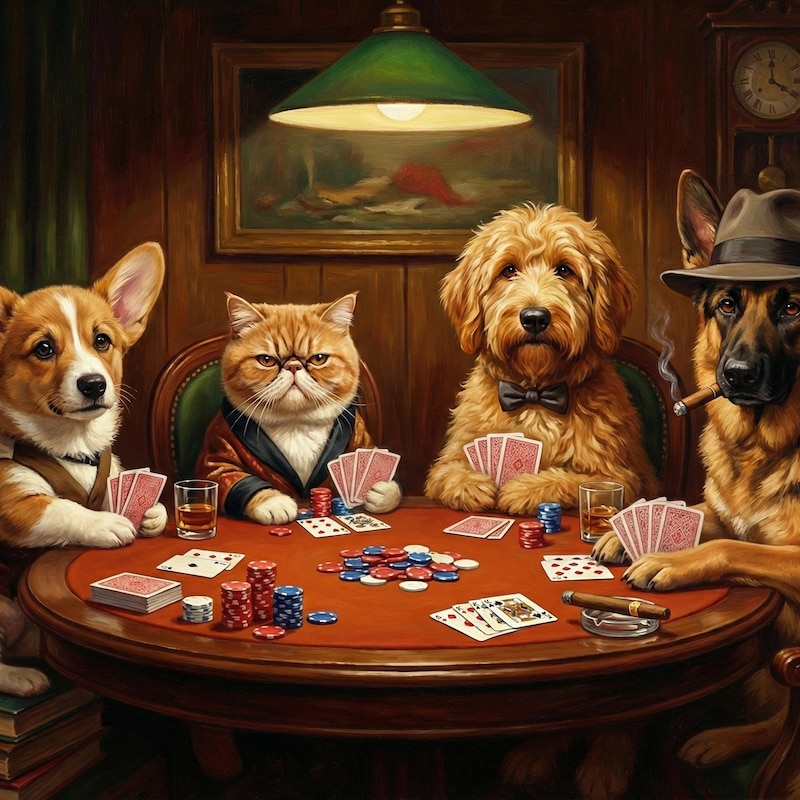 Cartoon Dogs in Group - Etsy