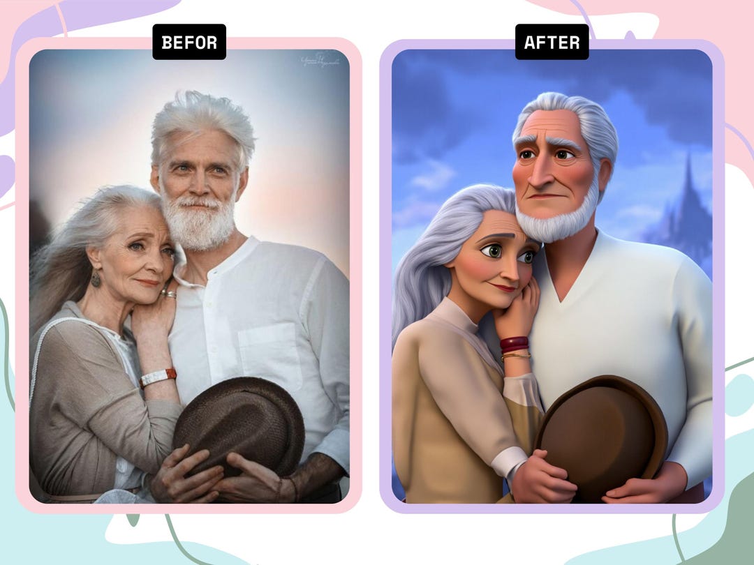 Custom 3D Cartoon Portrait | Personalized Animated Family Gift - Etsy