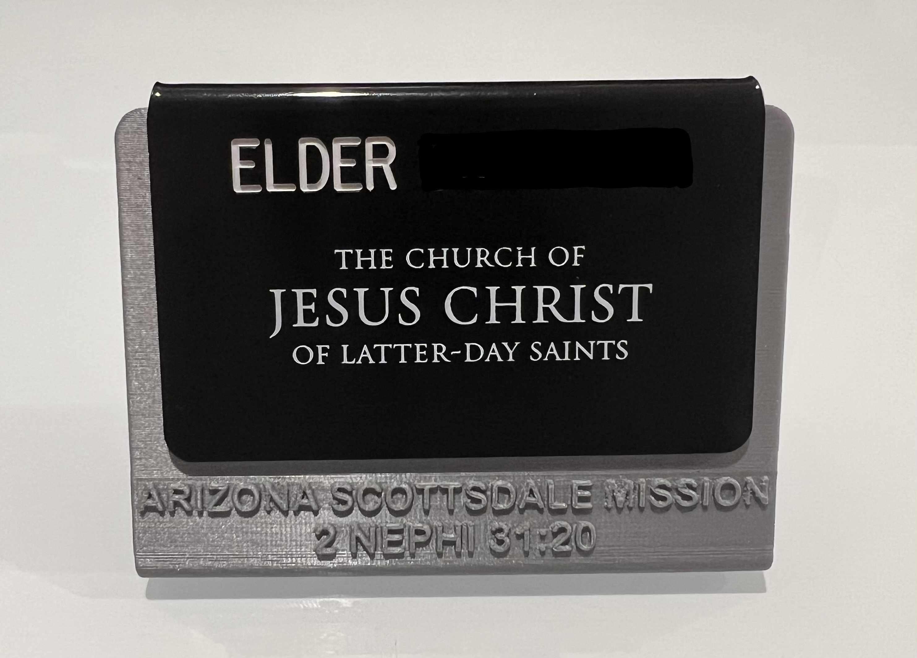 Custom Missionary Tag Display Stand - Etsy