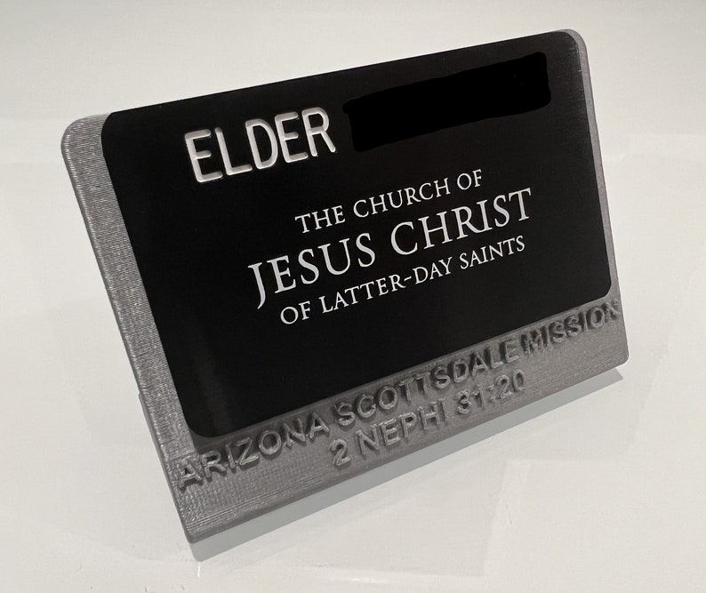 Custom Missionary Tag Display Stand - Etsy