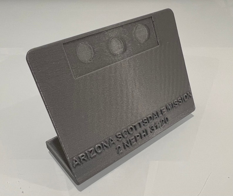 Custom Missionary Tag Display Stand - Etsy