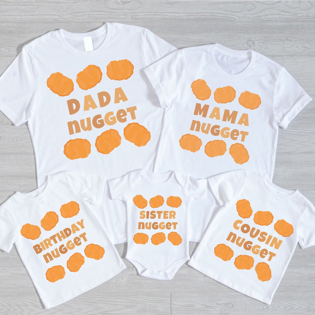 Chicken Nugget Birthday Shirt, Chicken Nugget Personalized Birthday ...