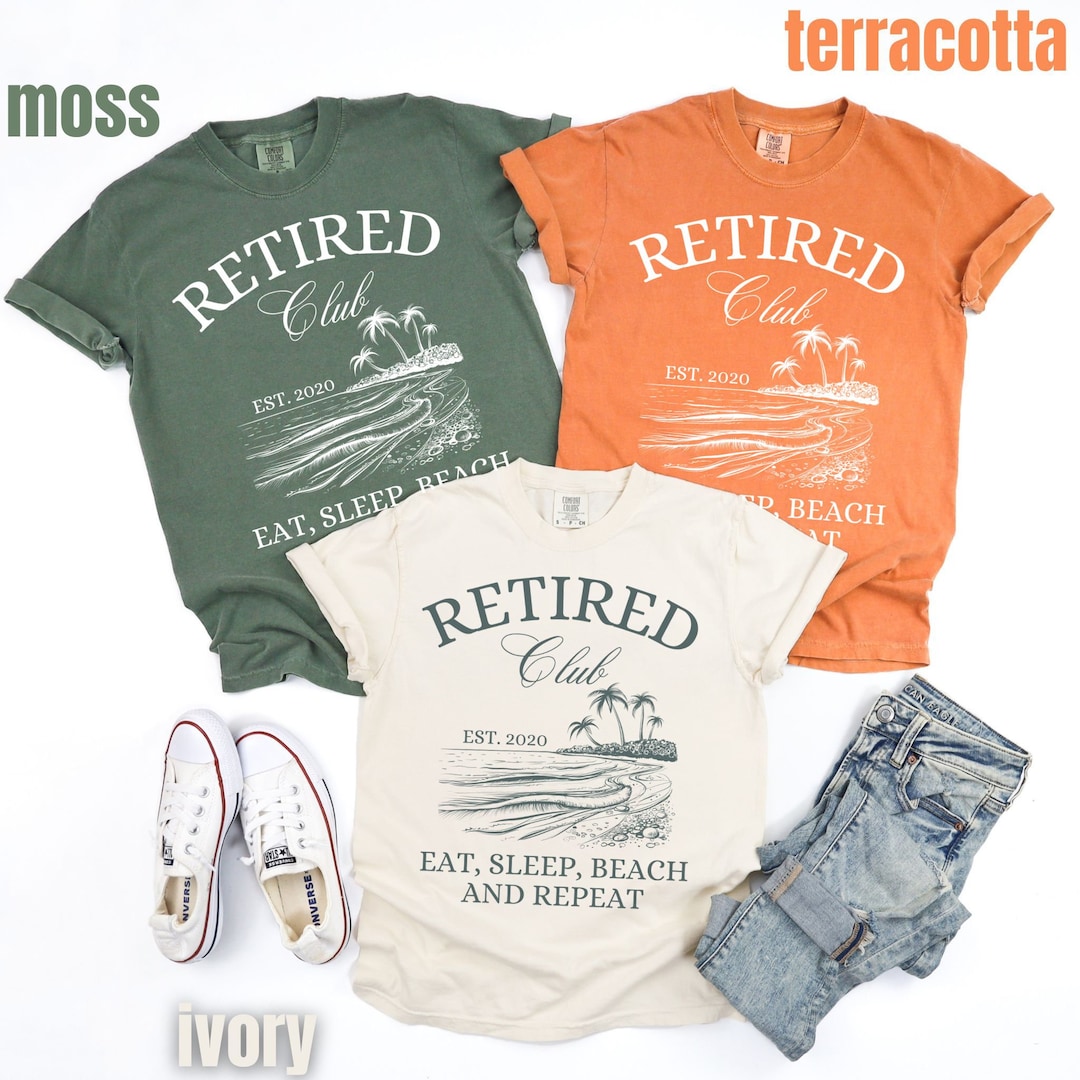 Custom Retirement Shirt, Retired Club Tshirt, Retirement T-shirt, Gift ...
