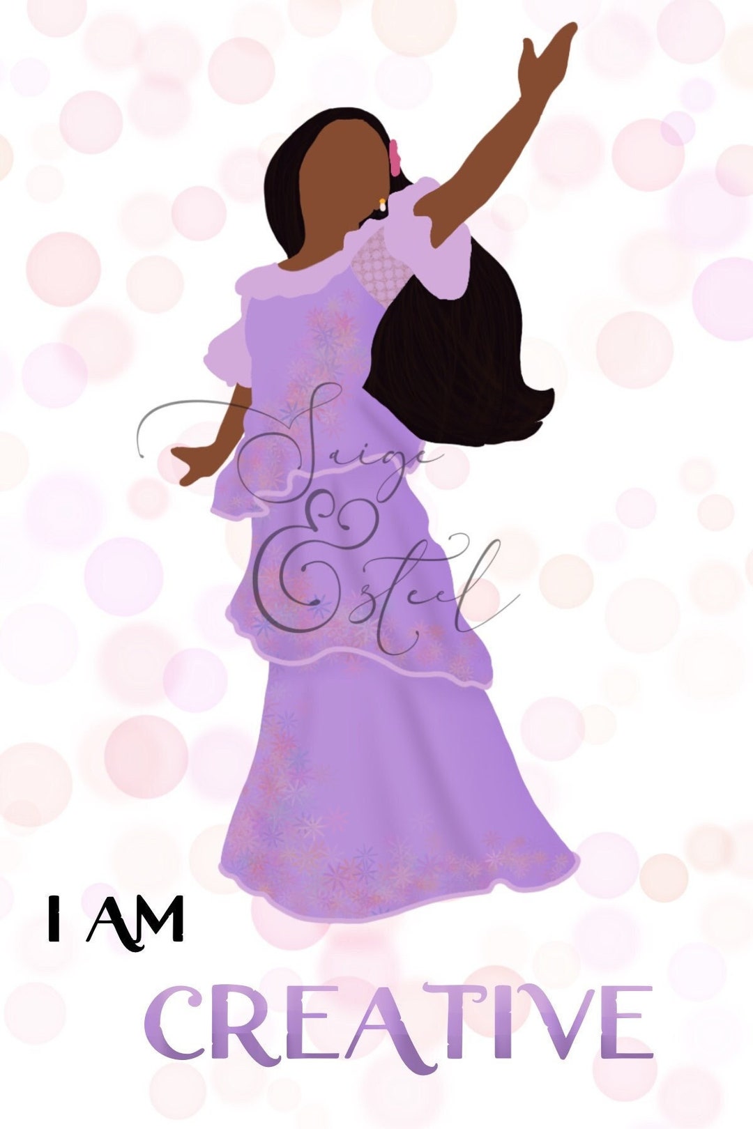 Encanto Isabela I Am Creative Art Print - Etsy