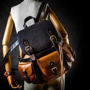 Rambler Leather Rucksack Pattern, Backpack Template, Weekender Travel ...