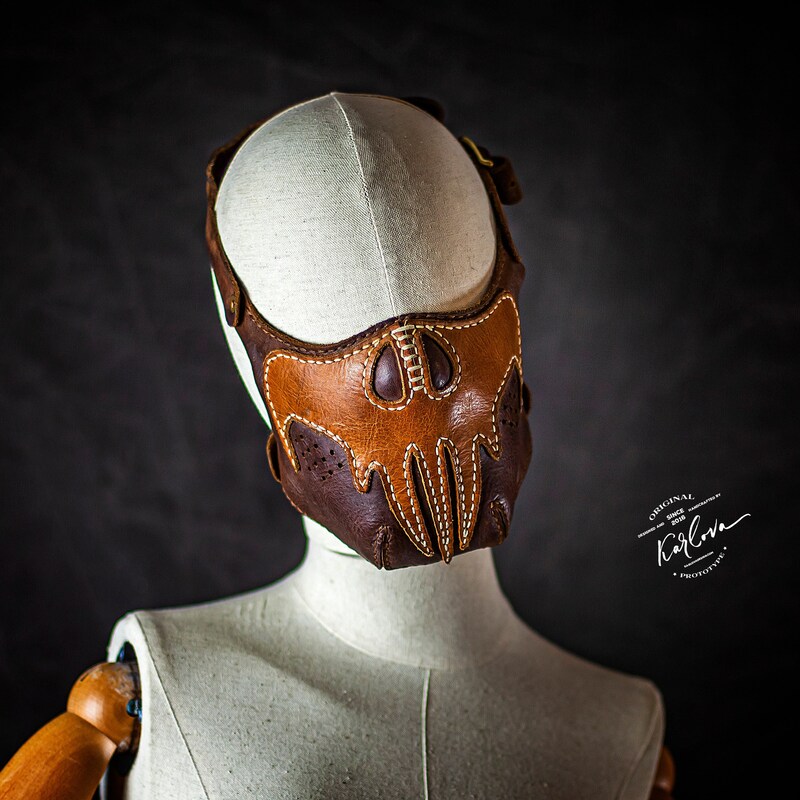 Leather Skull Mask - Etsy