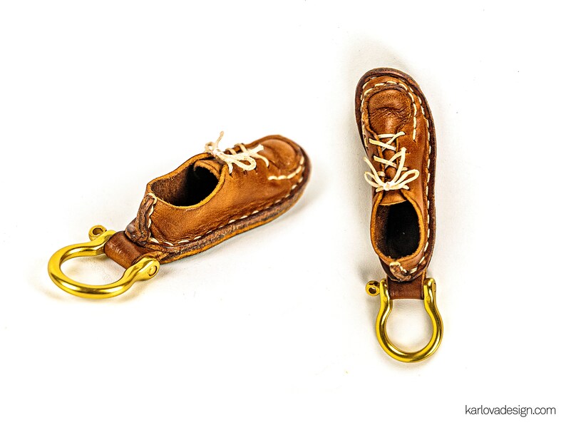 Leather Boot Keyring Pattern, Mini Tiny Shoe Key Fob Leathercraft ...