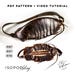 Leather Isopod Sling Bag PDF Pattern: Giant Bathynomus Design (SVG, DXF ...