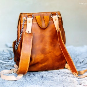 Asymmetrical Backpack Pattern, Rucksack Leather Craft Template, DIY PDF ...