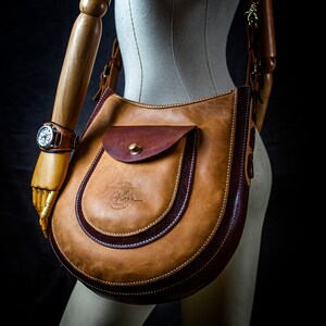 Siberia - Leather Hobo Bag Pattern. Shoulder Bag, Crossbody, Shopper ...