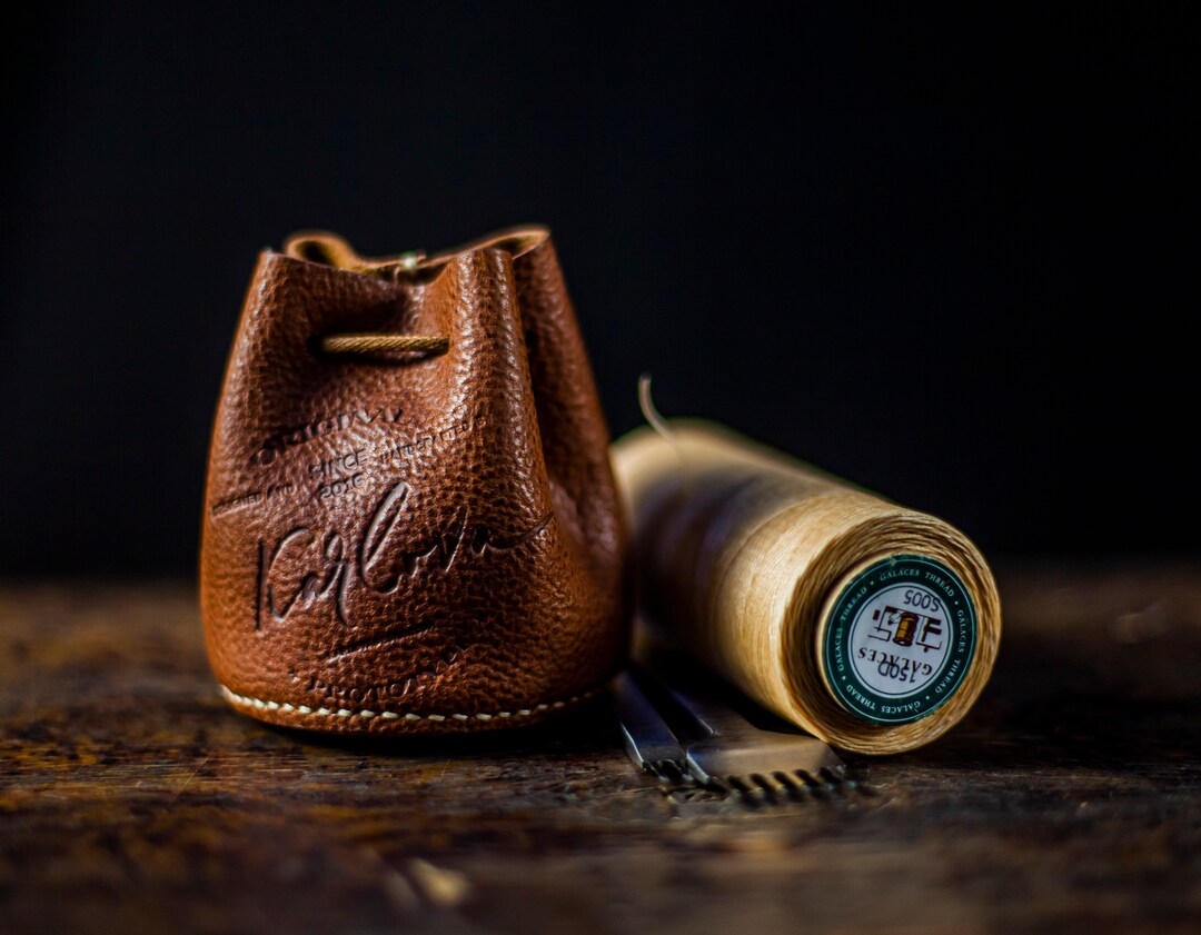 Leather Micro Drawstring Pouch Pattern. Template, DIY PDF Download - Etsy