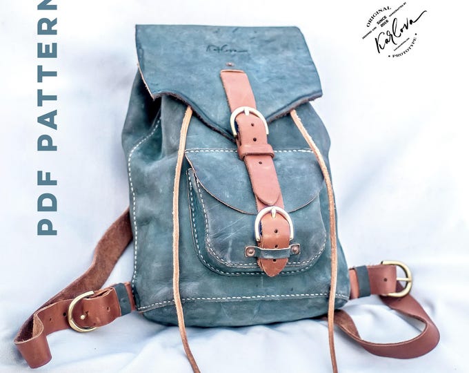 Backpack Pattern - Leather DIY - Pdf Download - Video Tutorial - Etsy ...