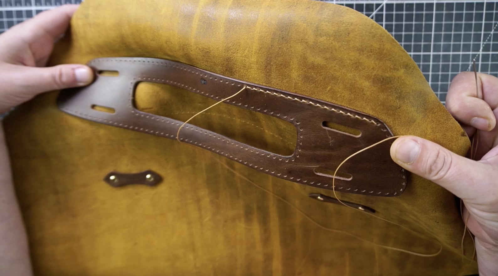 Leather Log Bag PDF Pattern: Firewood Carrier With Video Tutorial (SVG ...