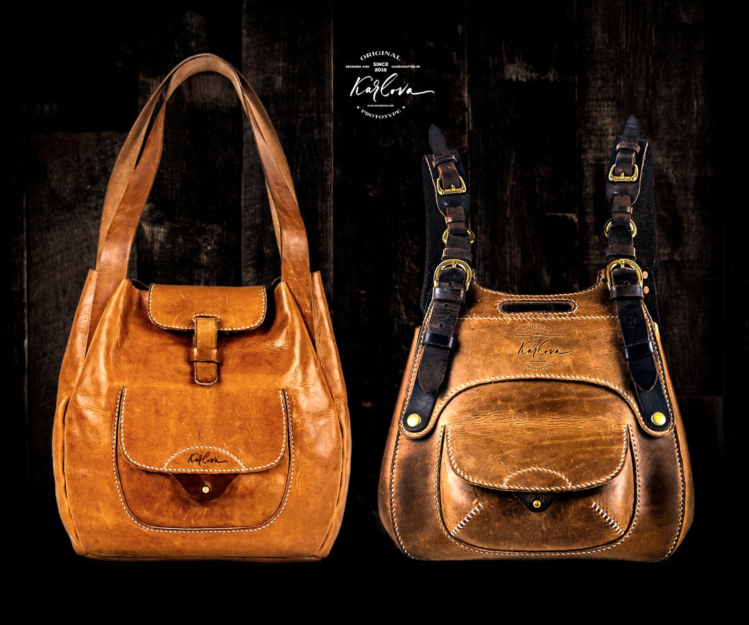 Pattern Combo: Brandy and Hybrid Bags. Leatherwork Templates, PDF ...